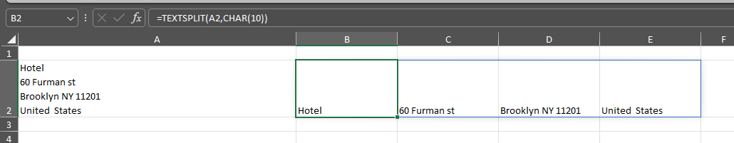 Split cell into column without delimiter or fixed width - Microsoft Q&A