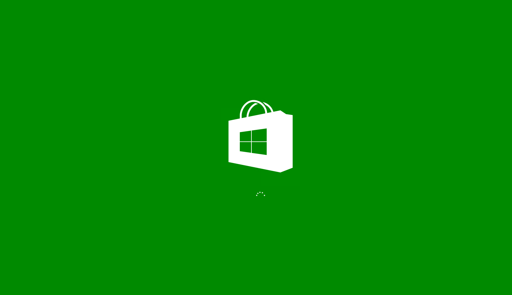 Windows Store bloqué sur fond vert qui tourne sans fin sur Windows 8.1 ...
