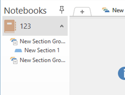 how do I create a new section group in onenote - Microsoft Q&A
