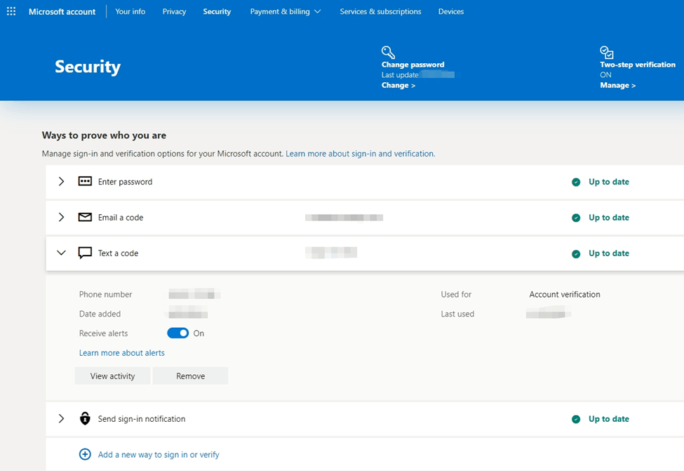 Microsoft's number spoofed - Microsoft Q&A