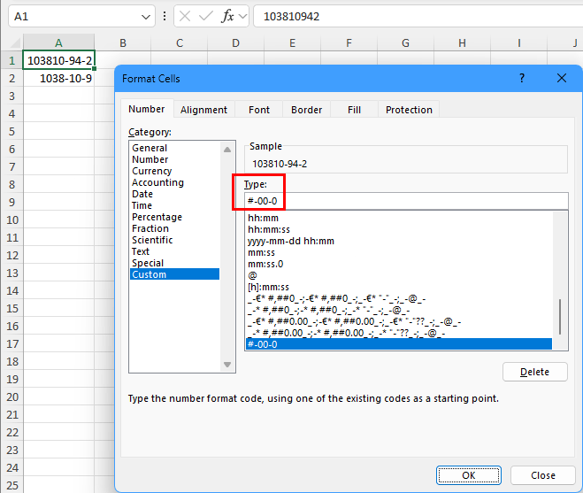 How do I add hyphens to numbers in excel - Microsoft Q&A