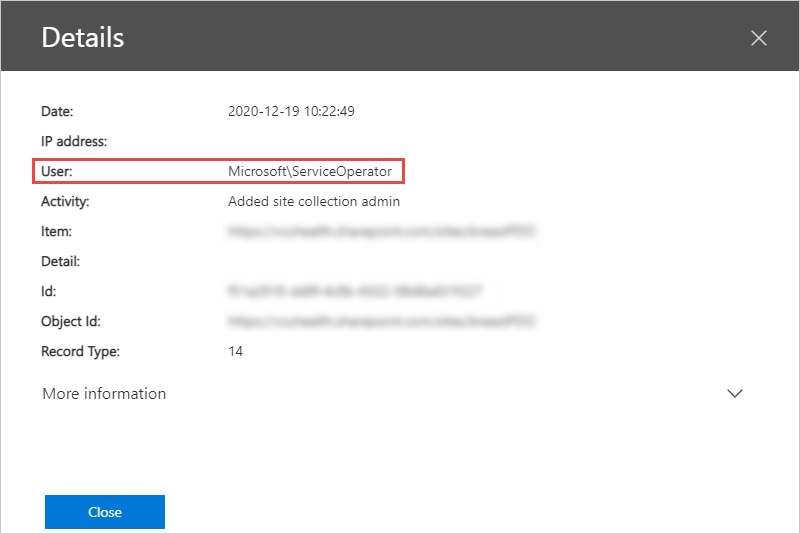 Information on the Microsoft\ServiceOperator Account - Microsoft Q&A