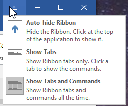 Microsoft Ribbon Commands Display - Microsoft Q&A