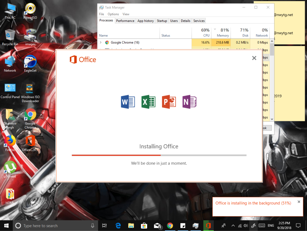 Microsoft Office 2016 installation stuck at 51% - Microsoft Q&A