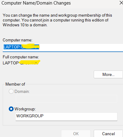 How to change windows school domain pc to local account without logging ...
