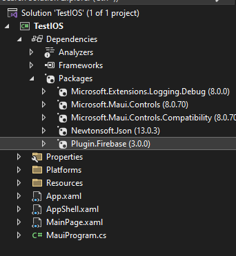 .NET MAUI infinite building when added Plugin.Firebase - Microsoft Q&A