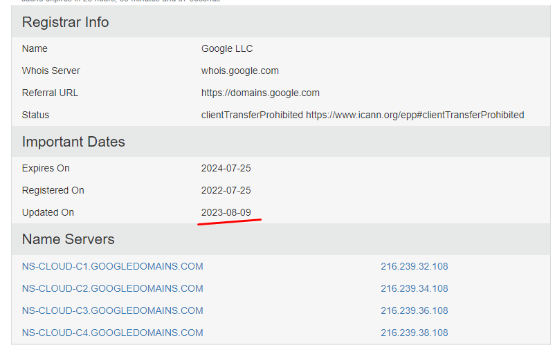 Name Servers for a domain purchased on Azure for the period up to 2024 ...