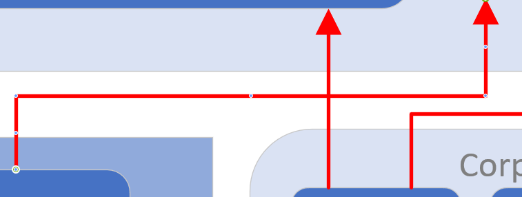 Visio line jumps dissappear when moving connectors - Microsoft Q&A