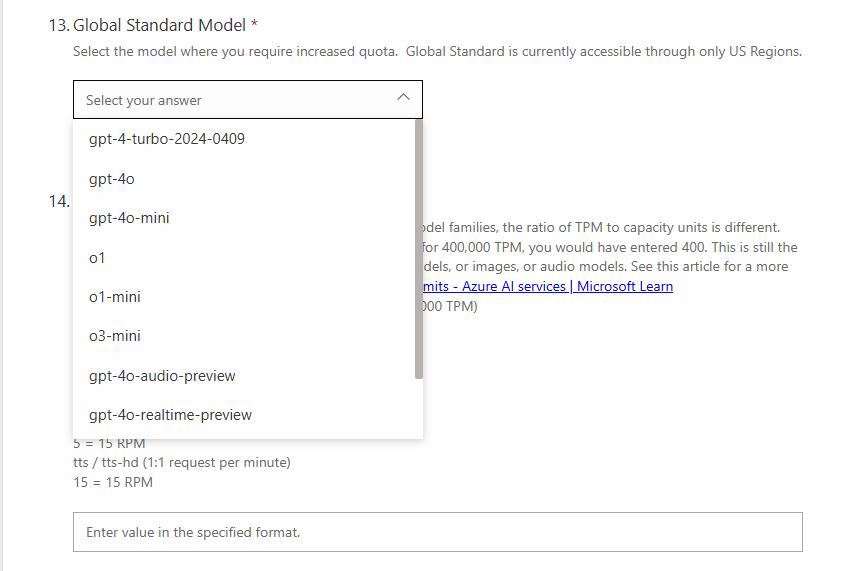 What quota do I need increased to deploy serverless models in AI Foundry - Microsoft Q&A