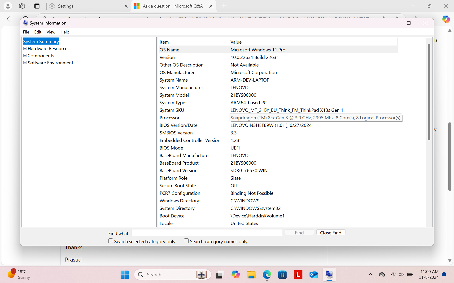 ACPI overlaying in Windows ARM - Microsoft Q&A
