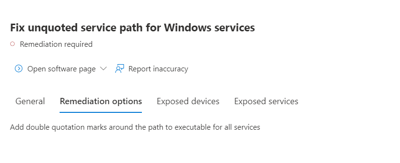 How to resolve this security recommendation as there are no steps or ...