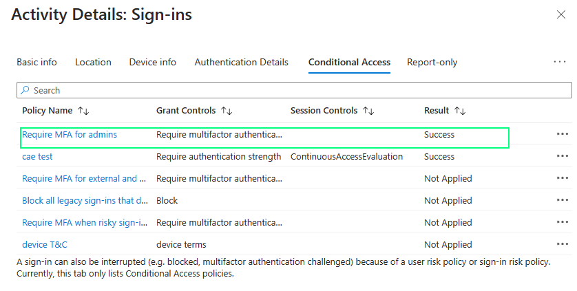 Conditional access exclusion service account - Microsoft Q&A