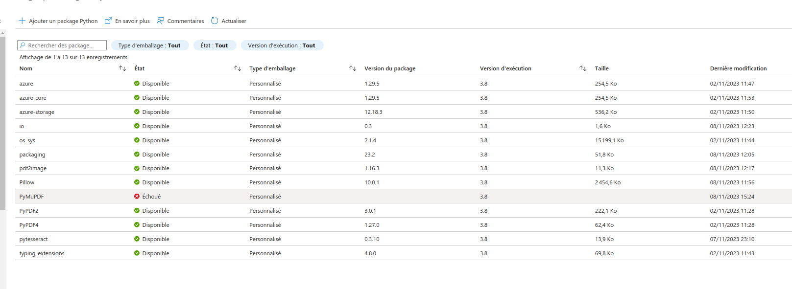 Trouble Migrating Python Code to Azure Runbook - Package Compatibility ... Trouble Migrating Python Code to Azure Runbook - Package Compatibility ...