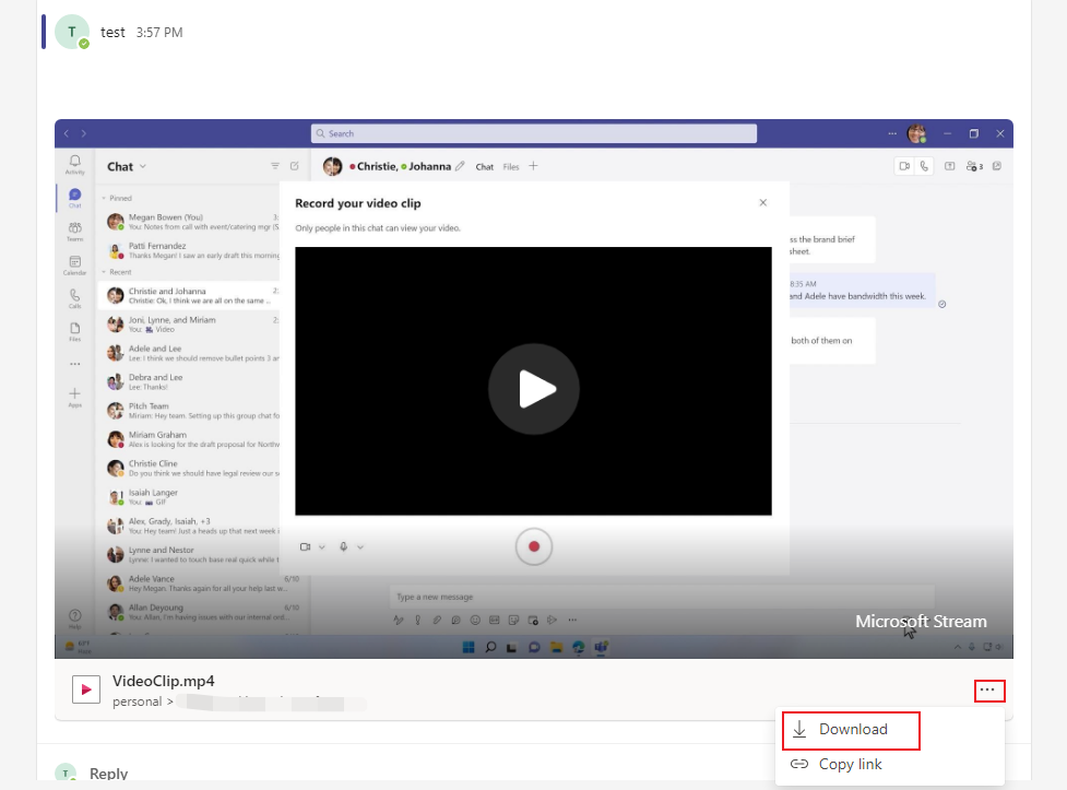 How to play video files in Team desktop application - Microsoft Q&A