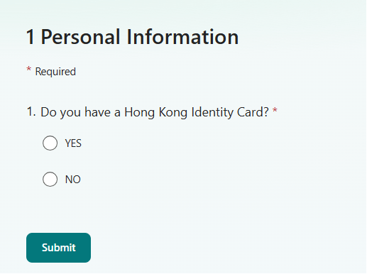 Microsoft Form Choice Question - Microsoft Q&A