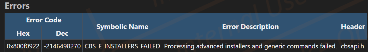 Windows Server 2016 failing to update - Microsoft Q&A