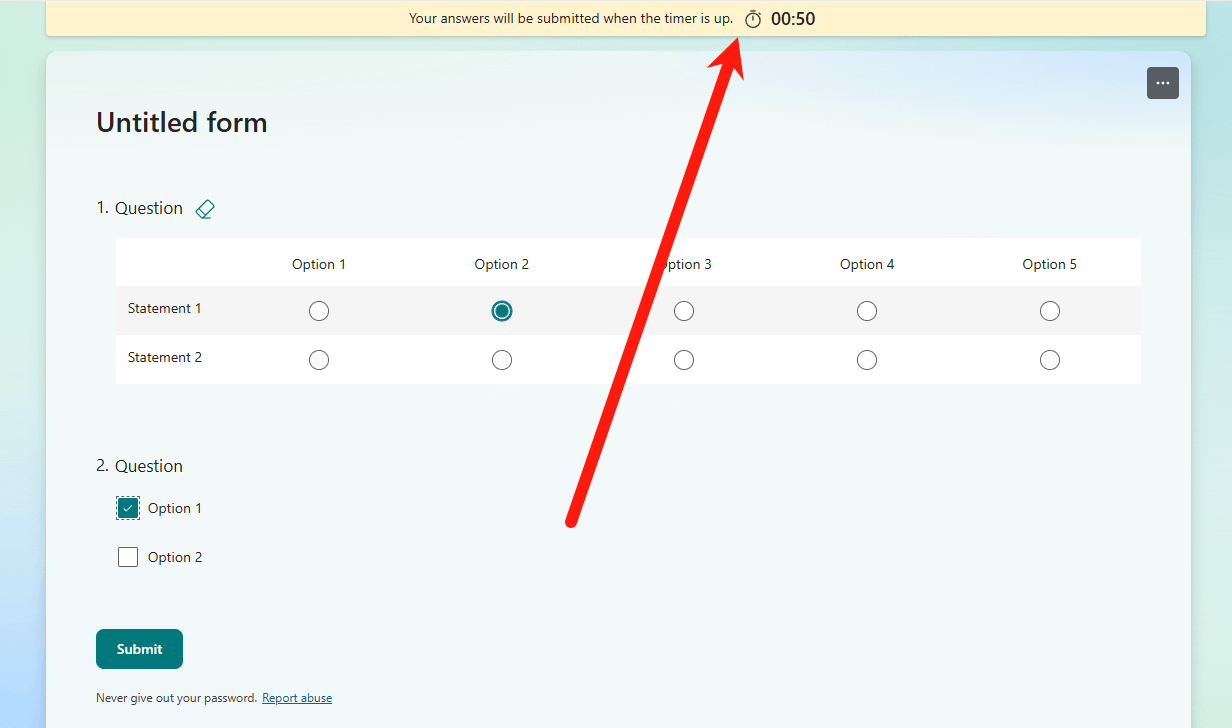 Do you think my answers were submitted? - Microsoft Q&A