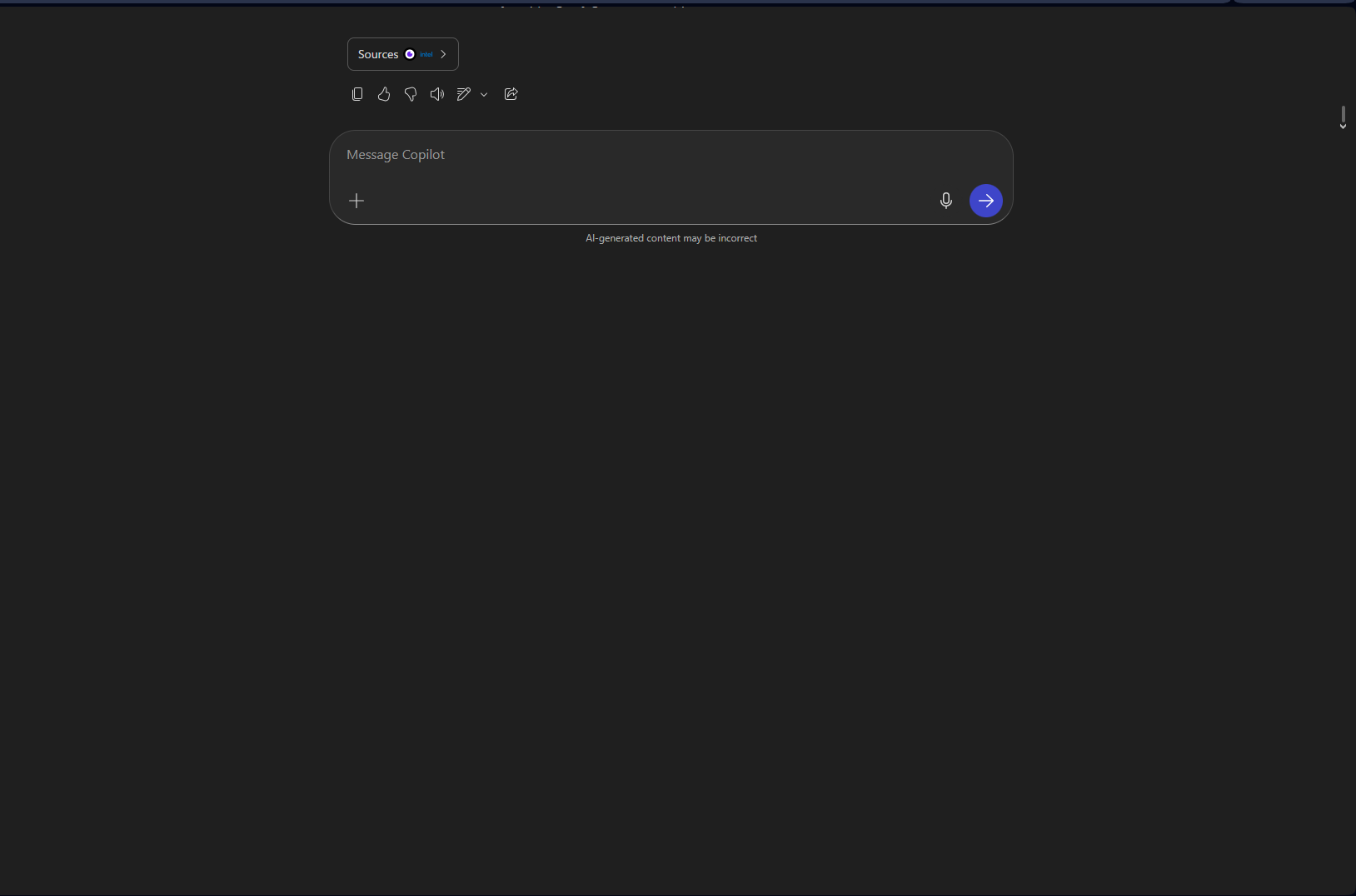 Copilot m365 textbox move to the top when copilot writes or I scroll to ...