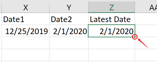 Excel formula to compare 2 dates - Microsoft Q&A
