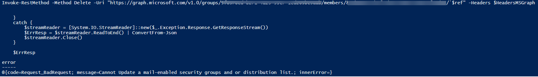 How to add a member to a distribution group now that basic authentication has been deprecated ...