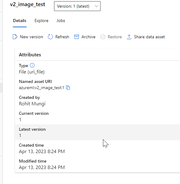 How to Create File based data set for Image Classification in Azure ML Designer - Microsoft Q&A