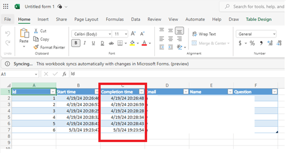 By using Power Automate, is there a way to capture the time and date of ...