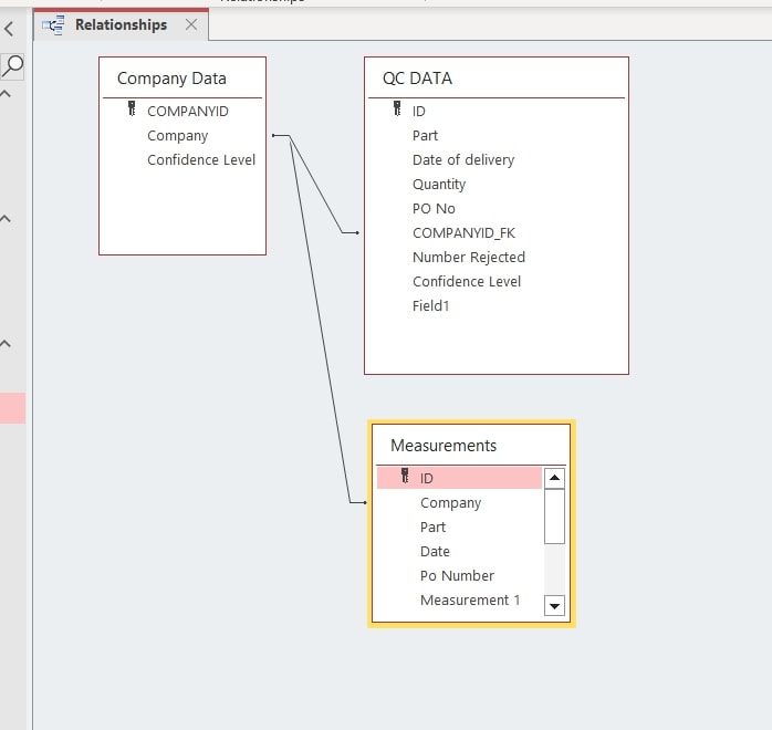 Quality Inspection forms with microsoft access - Microsoft Q&A