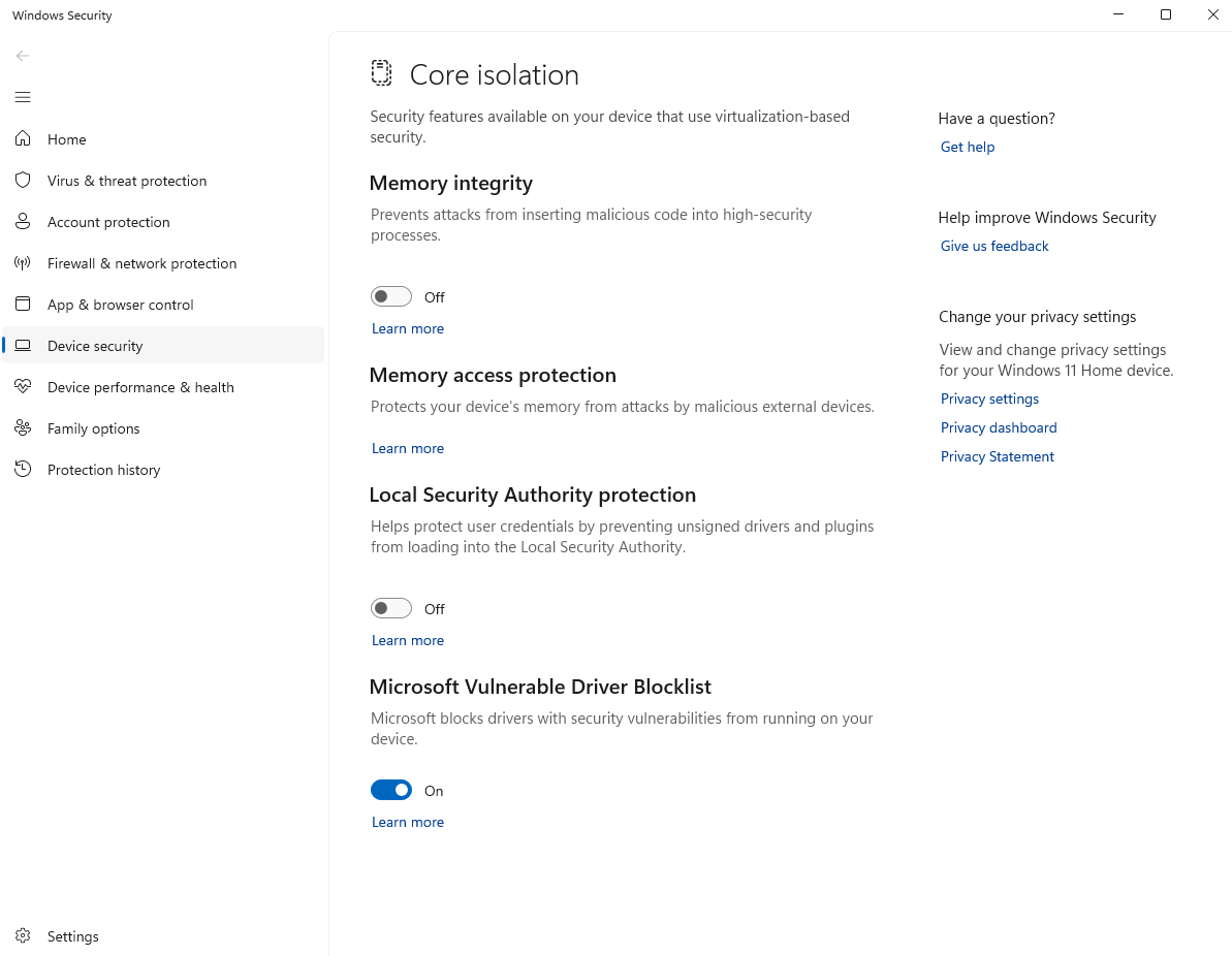 A driver cannot load on this device: Driver: iqvw64e.sys - Microsoft Q&A