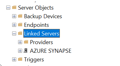 Configuring Azure Synapse Analytics Linked Service for an ODBC Linked Server - Microsoft Q&A
