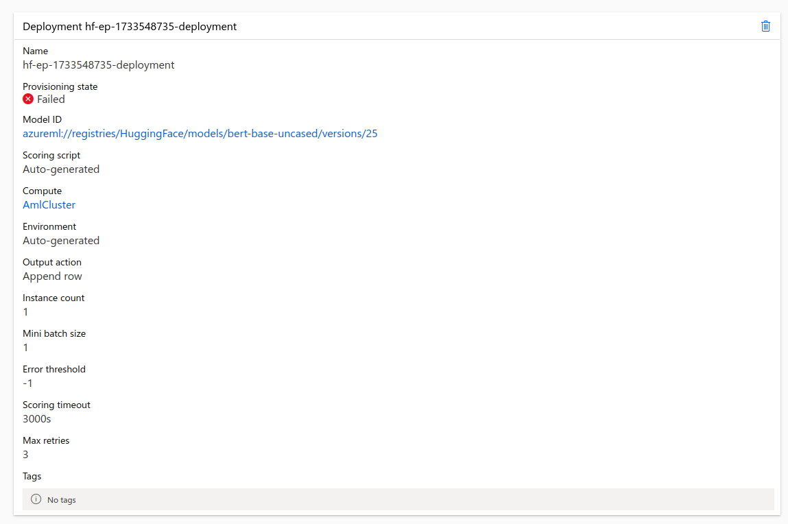 How to deploy an LLM in a batch endpoint in Azure Machine Learning? Any alternatives ...