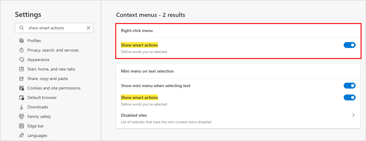 How to set "show definition inline for"? - Microsoft Q&A