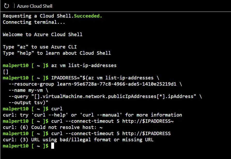 Exercise - Configure network access - Microsoft Q&A