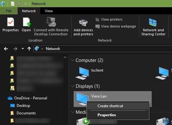 How to create a shortcut for a Wireless Display to my TV ? - Microsoft Q&A