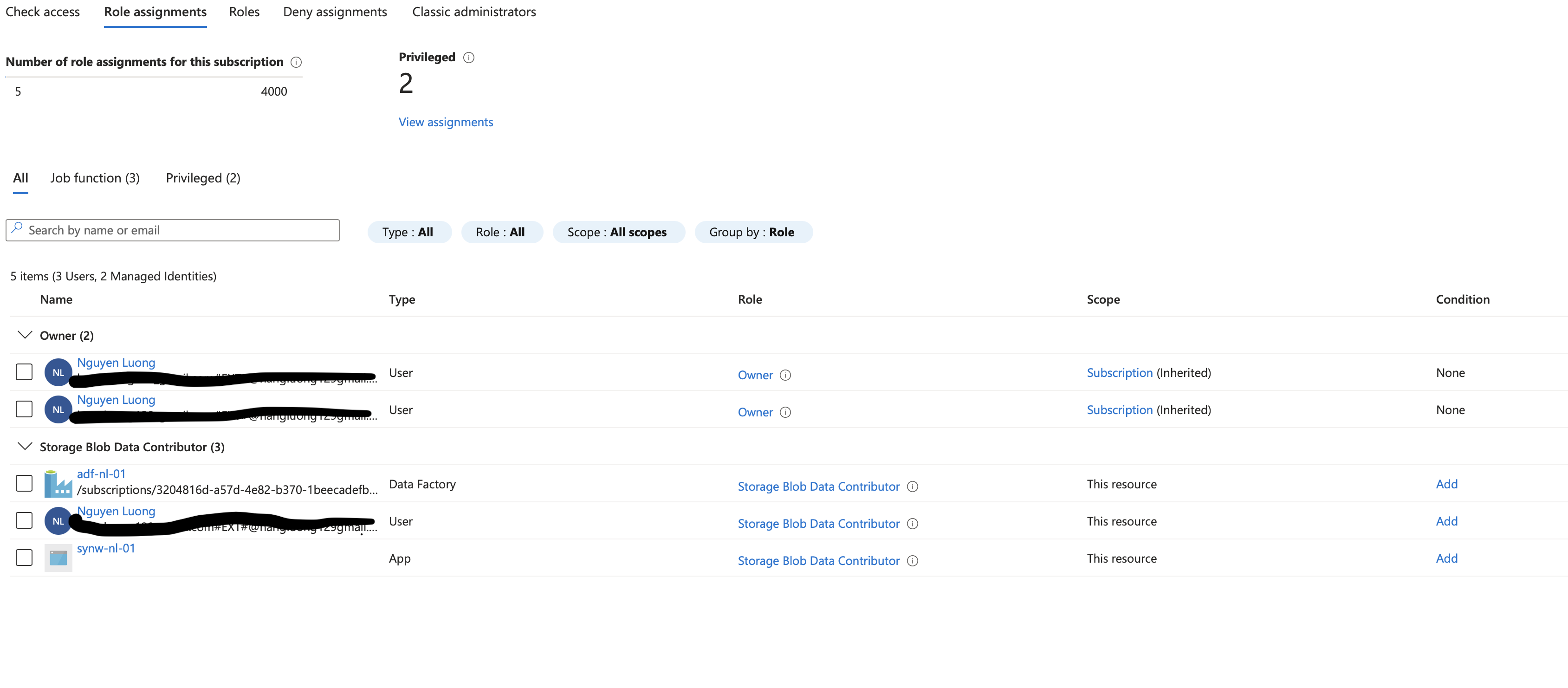 Issue With Synapse Linked Service And Storage Blob Data Contributor Role Microsoft Qanda