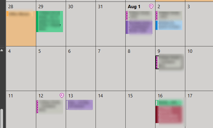 Purple Arrow Bubble Symbol in Outlook Calendar - Microsoft Q&A