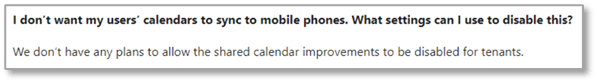 Shared Calendar Improvements and access rights level - Microsoft Q&A