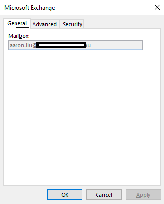 Change Exchange Mailbox display name in Outlook 2016 (the rename option ...