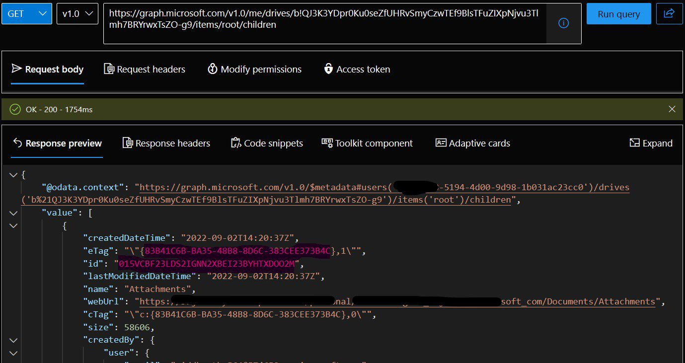 unique ID returned by file upload event differs from actual ID of item ...