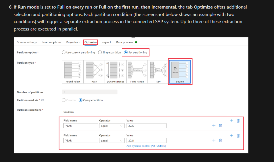Filter SAP Data (CDS view) in origin with Synapse/ADF CDC connector - Microsoft Q&A