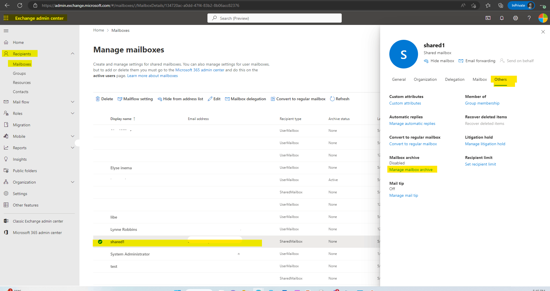 Best way to archive shared mailbox folders - Microsoft Q&A