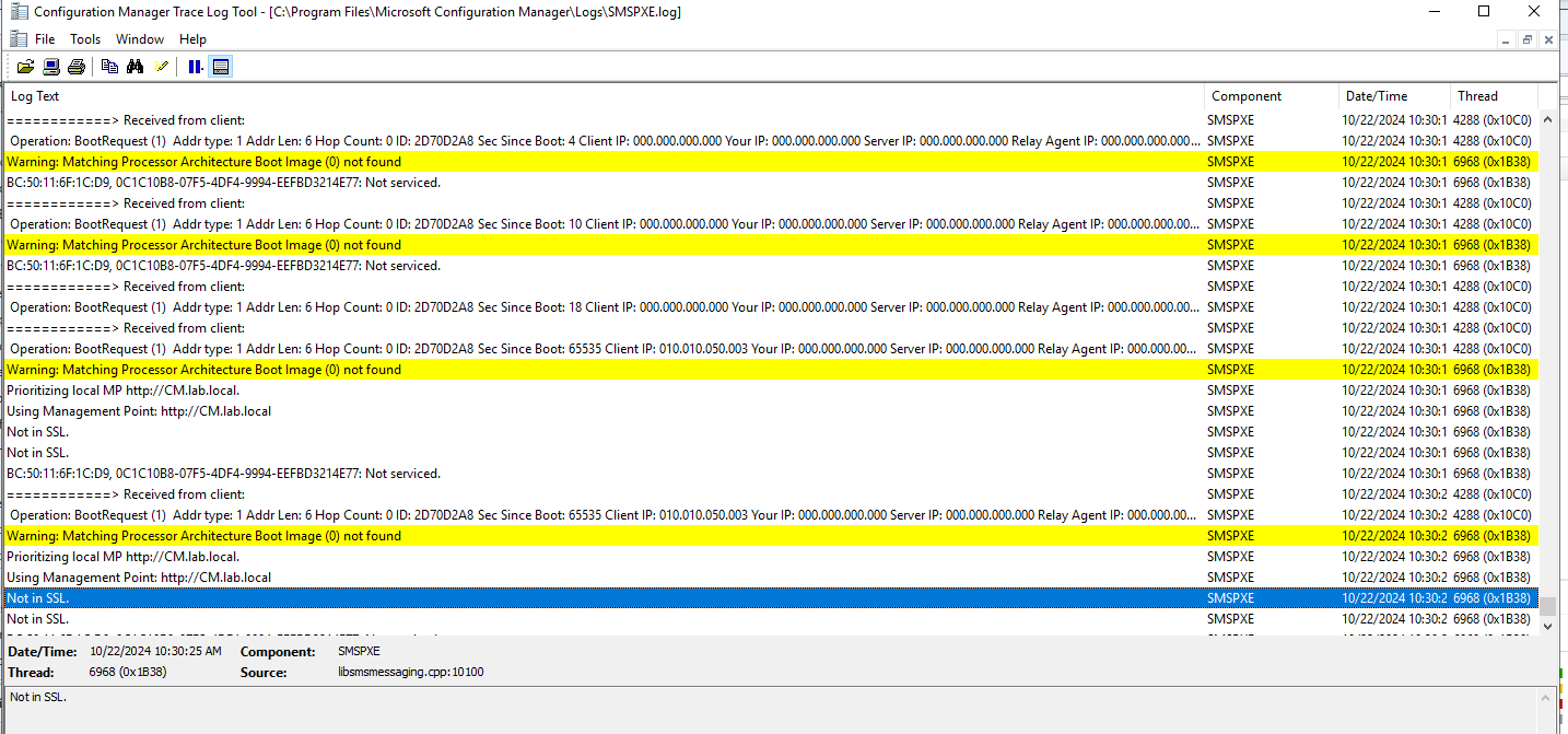 Sccm Pxe Boot Fails On Legacy Bios Microsoft Qanda