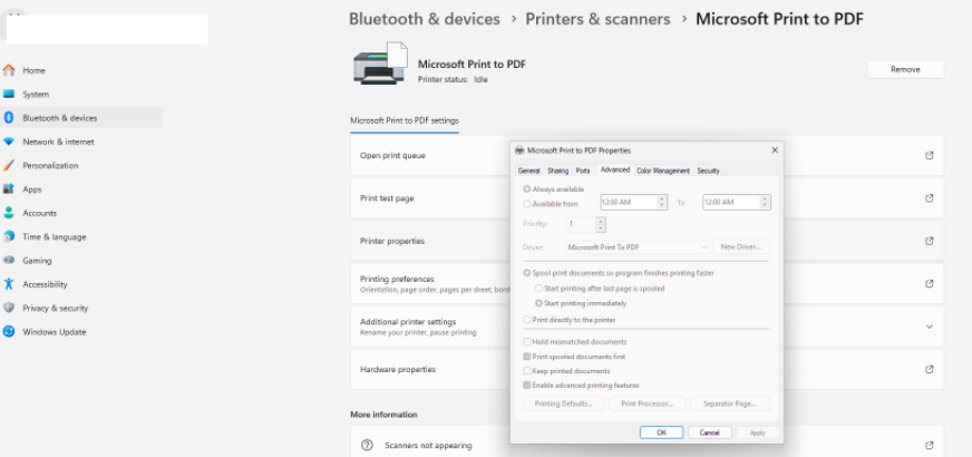 My microsoft products will not save as a pdf - Microsoft Q&A