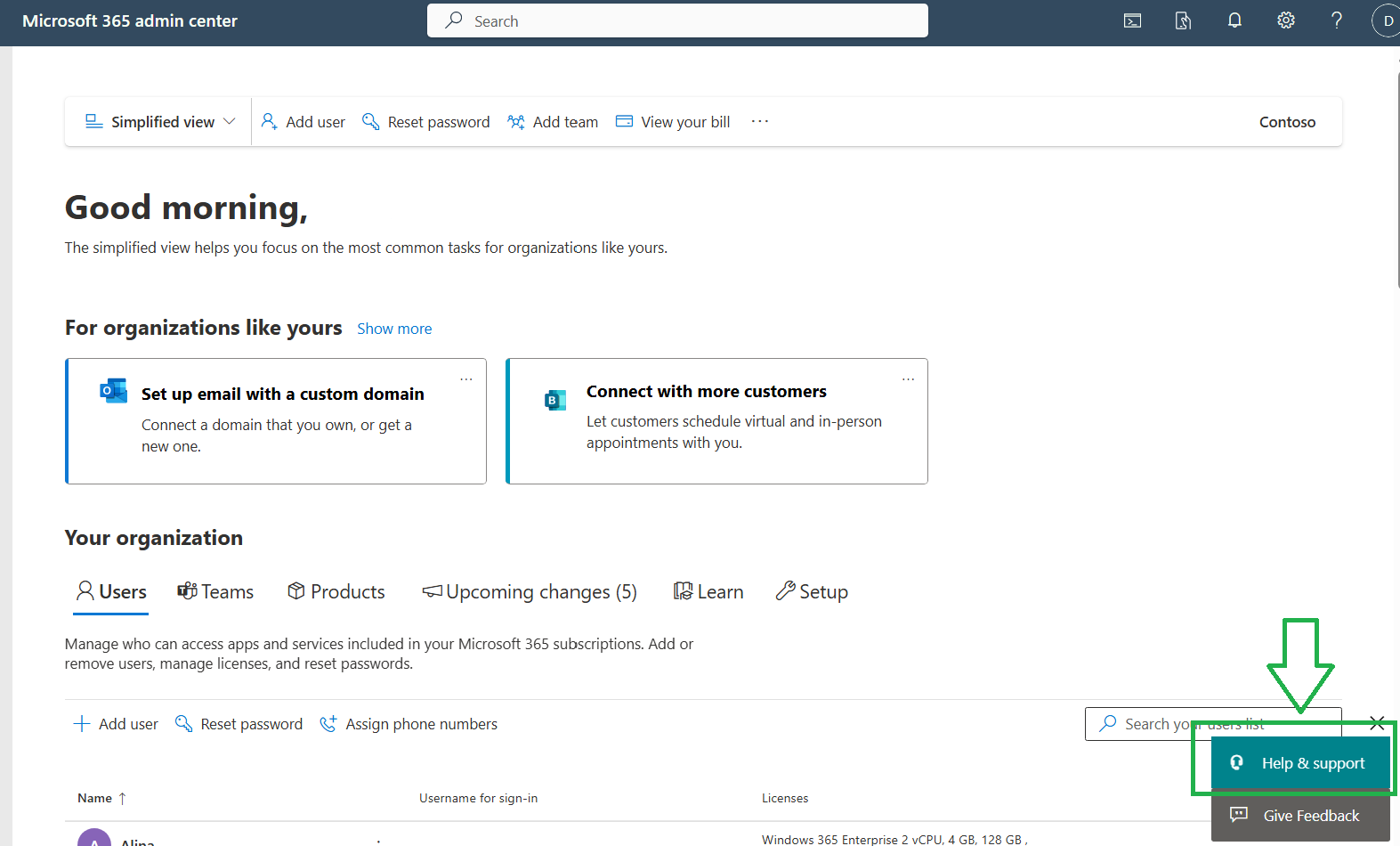 How can I get my admin center login back or how can I reset it ...