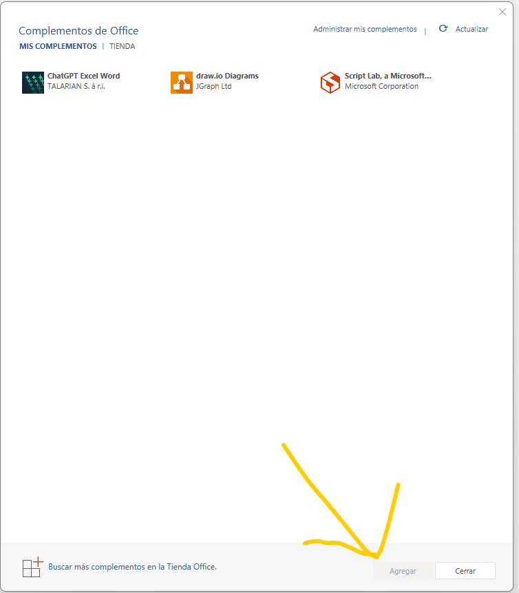 Activar complementos office 365 - Microsoft Q&A