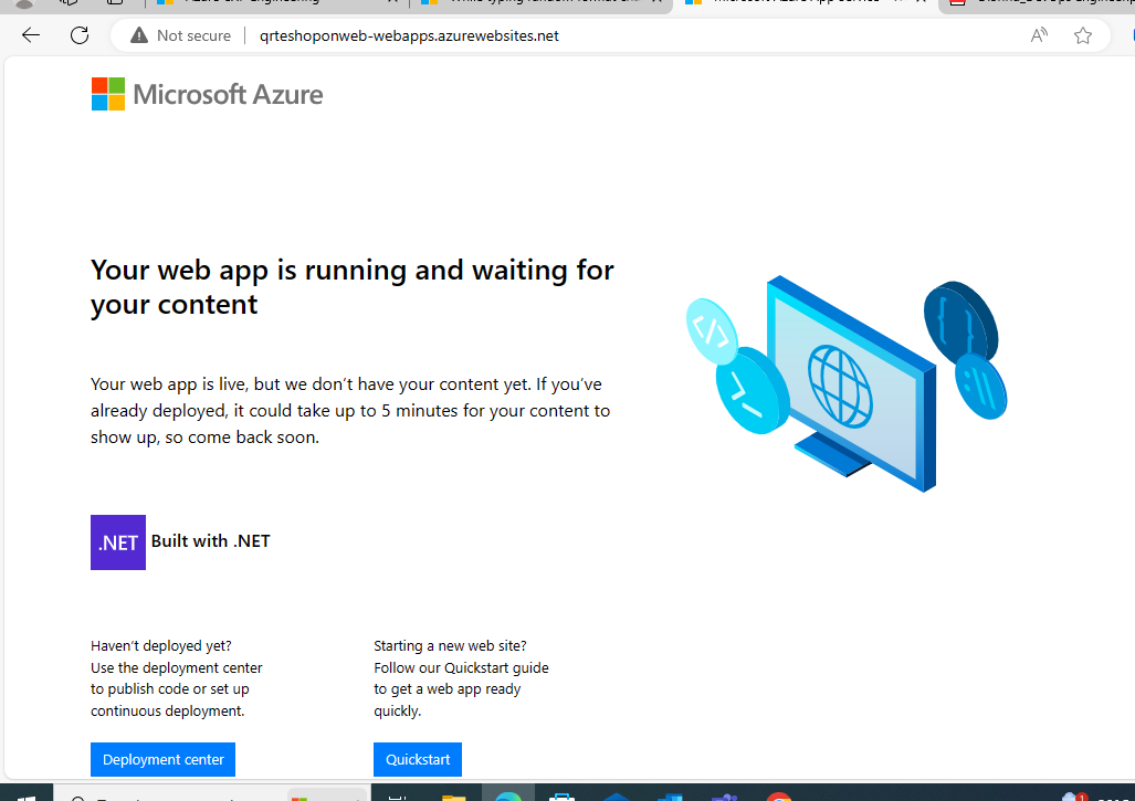 implementing github actions for ci cd not publishing eShopOnWeb app, tutorial - Microsoft Q&A