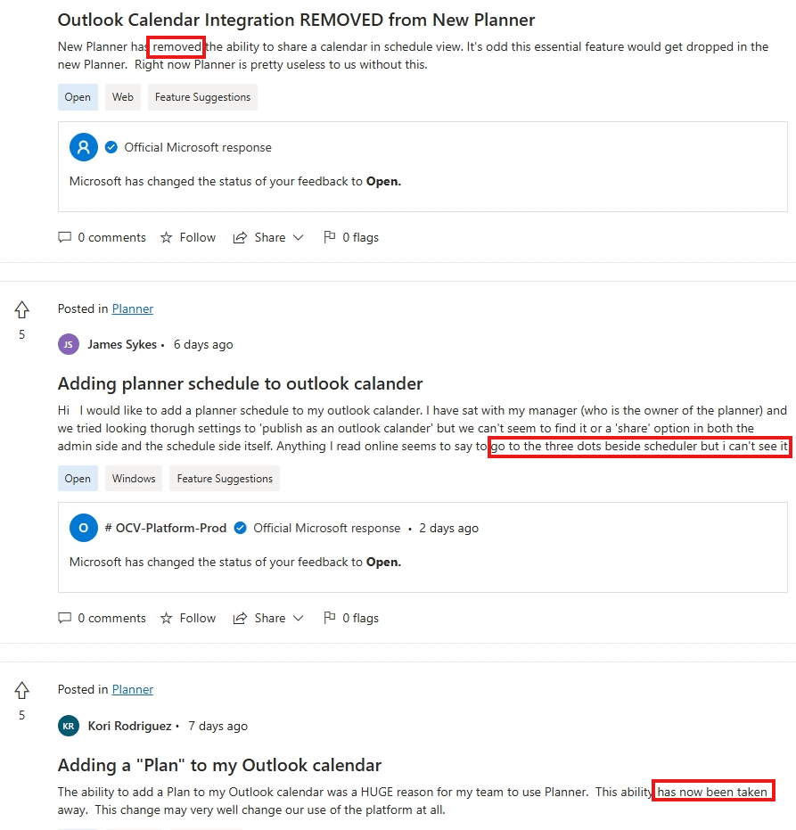 Add Planner calendar to Outlook - Microsoft Q&A