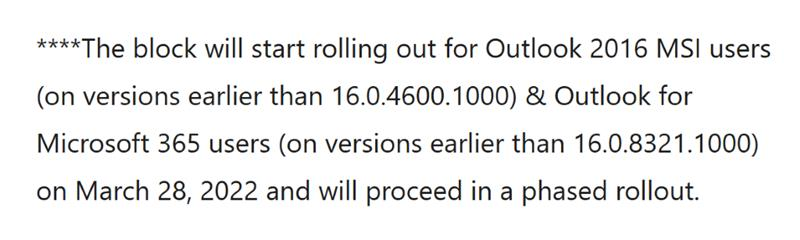 Need to Update Outlook account - 微軟問答