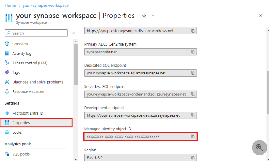 How to enable System Assigned in Azure Synapse? - Microsoft Q&A