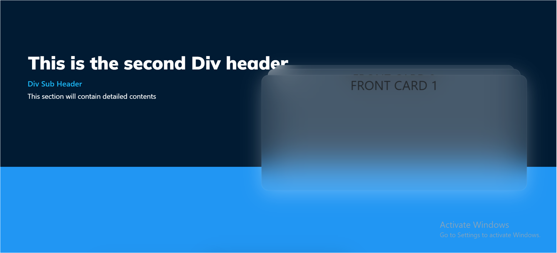 Stacked cards overflows into bottom div - Microsoft Q&A Stacked cards overflows into bottom div - Microsoft Q&A
