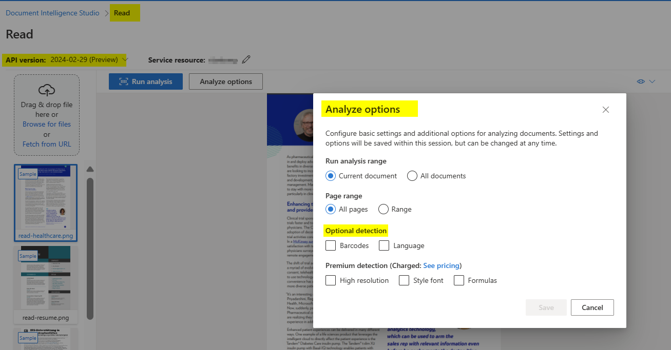 Document Intelligence Prebuilt Read Model Key Value Pair Analysisextraction Clarification 5910